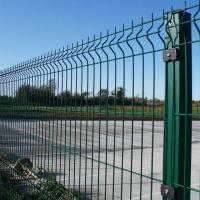 China 2D Or 3D Curvy Welded Mesh Fence For Airports And Sports Fields for sale