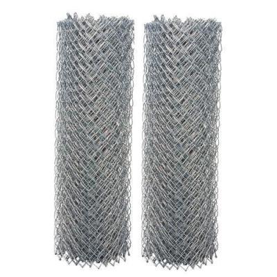 China 10 Ft Chain Link Security Fence Weave Removable With Round Post for sale