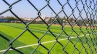 China Hot Dipped Galvanized Chain Link Fence Panel With Round Post for sale