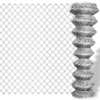 China Hot Dipped Galvanized Chain Link Fence Panel With Round Post for sale