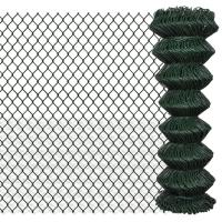 China Hot Dipped Galvanized Chain Link Fence Panel With Round Post for sale