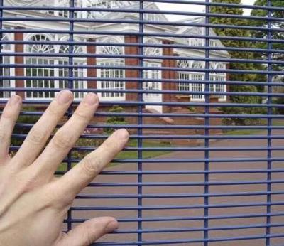 China Anti Cutting Welded 358 Security Fence Prison Mesh Fencing 60x60mm customizable for sale