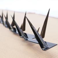 China Powder Coating Medium Size Anti Climb Fence Spikes 2mm  Single Razor for sale