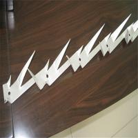 China Hot Dipped Galvanized Single Razor Fence Security Spikes 1.25m Length for sale