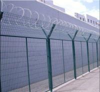 China Rot Proof Airport Perimeter Fencing Galvanized 2.4m Height High Safety for sale