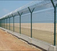 China 2.4m*3m  Y Post  Anti Climb Airport Security Fencing Pvc Coated Mesh Fence for sale