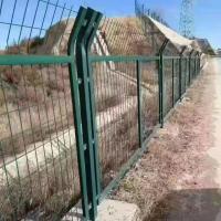 China Frame Type Anti Climbing Welded Mesh Fencing 1.8mx3m For Railway Highway for sale