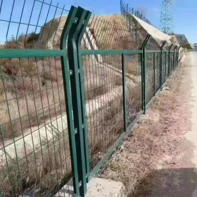 China Frame Type Anti Climbing Welded Mesh Fencing 1.8mx3m For Railway Highway for sale