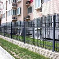China Easily Assembled 1.8m Height  Black  Metal Palisade Fencing Pvc Coated For Courtyard for sale