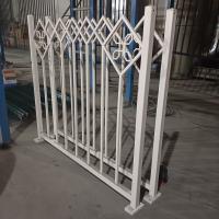 China Decorative ISO9001 Wrought Iron Fence Panels 1.8x2.4m Easily Assembled for sale