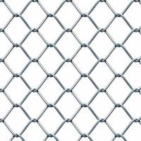 China ISO9001 Garden BWG14-BWG27 6ft Tall Chain Link Fence Panels With Barbed Wire for sale