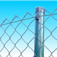 China Rodent Proofing 3.0mm-4.00mm Cyclone Chain Wire Fencing With Top Barbed Wire for sale