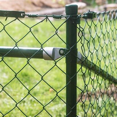China Hot Dip Galvanized Zinc Coated Farm Chain Link Fence 6Ft 8Ft 15m Roll for sale