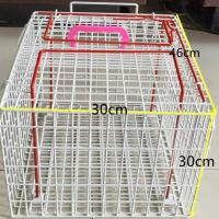 China Rustproof Wire Mesh Container Galvanized Wire Rabbit Cages 52*32*40cm for sale