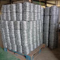 China Customized 25KG Hot Dipped Galvanized Barbed Wire Fencing Bwg16 - 1/2 4 Point for sale