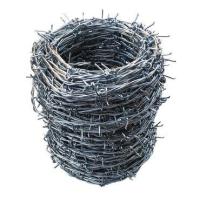 China 14 Gauge Barbed Wire Fencing For Protective Construction 15mm-30mm for sale