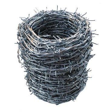 China 14 Gauge Barbed Wire Fencing For Protective Construction 15mm-30mm for sale