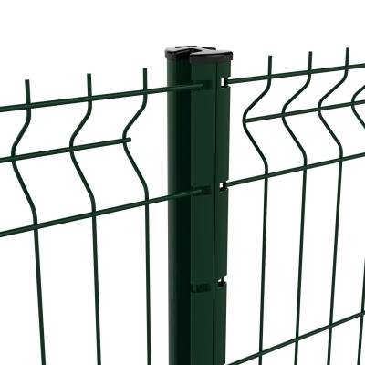 China Roll Top Triangle Bending  5mm 3D Wire Mesh Fence Erosion Resistant for sale