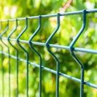 China Roll Top Triangle Bending  5mm 3D Wire Mesh Fence Erosion Resistant for sale