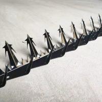 China 1.25M Anti Climb Wall Spikes Security Wall Spikes   Corrosion Protection for sale