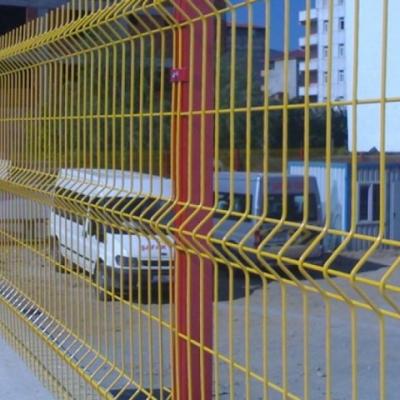 China Galvanized Steel V Bending Curved 3d Welded Mesh Fencing 1530mm Height for sale