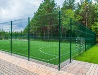 China Galvanized Steel V Bending Curved 3d Welded Mesh Fencing 1530mm Height for sale