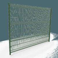 China Pvc Coated Hot Dipped 3d Wire Fence Panels 630mm-2430mm Height for sale