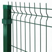 China Decorative Garden Village 2D Curvy 3d Welded Wire Fence   Corrosion Protection for sale
