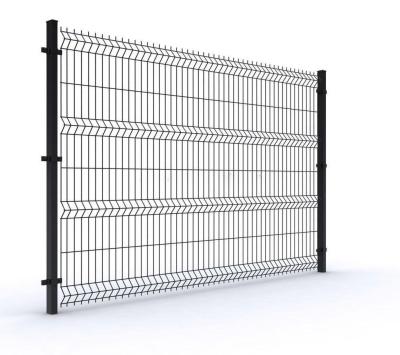 China Decorative Garden Village 2D Curvy 3d Welded Wire Fence   Corrosion Protection for sale