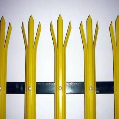 China Hot Cold Rolled Metal Security W Section Palisade Fence Residential for sale