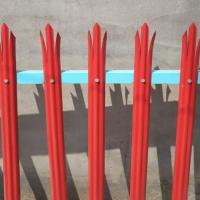 China Hot Cold Rolled Metal Security W Section Palisade Fence Residential for sale