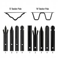 China D Pale W Pale Steel Security Metal Palisade Fencing Rot Proof OEM for sale