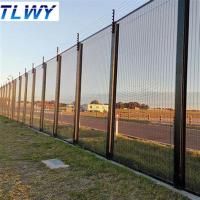 China Anping TLWY Line Post 60*2mm Airport Perimeter Fencing High Security for sale