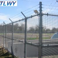 China Anping TLWY Line Post 60*2mm Airport Perimeter Fencing High Security for sale