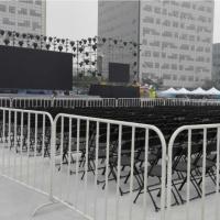 China 42mm O.D. Powder Coating Crowd Stopper Barricades Gates PVC Coated for sale