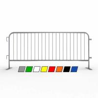 China Removable Pedestrian Fence Panels 42mm O.D. Barrier Crowd Control for sale