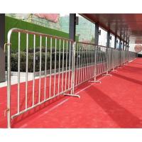 China 42mm 48mm O.D. Police Stainless Steel Barricade Powder Coating for sale