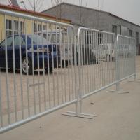 China 42mm 48mm O.D. Police Stainless Steel Barricade Powder Coating for sale
