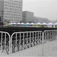 China 42mm 48mm O.D. Police Stainless Steel Barricade Powder Coating for sale