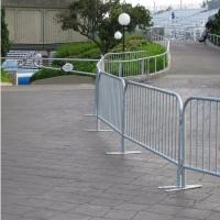 China 42mm 48mm O.D. Police Stainless Steel Barricade Powder Coating for sale