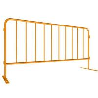 China Galvanized Steel Crowd Construction Barrier Fence 1100X2100mm for sale