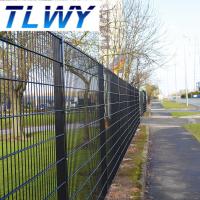 China 6/5/6mm Double Wire Welded Mesh Fence Powder Coated 50*150mm for sale