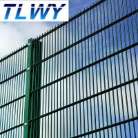 China 6/5/6mm Double Wire Welded Mesh Fence Powder Coated 50*150mm for sale