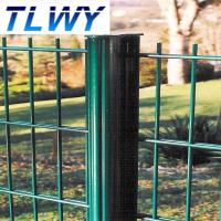 China 6/5/6mm Double Wire Welded Mesh Fence Powder Coated 50*150mm for sale