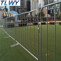 China ISO9001 Portable Safety Crowd Control Barriers Anti Corrision for sale