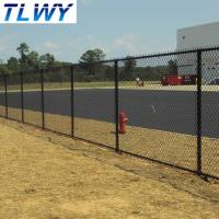 China BWG18-BWG7 Colored Chain Link Fencing Panels 1x50m 1.2x50m for sale