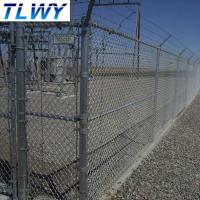 China BWG18-BWG7 Colored Chain Link Fencing Panels 1x50m 1.2x50m for sale