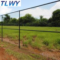 China BWG18-BWG7 Colored Chain Link Fencing Panels 1x50m 1.2x50m for sale
