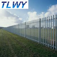 China China Anping TLWY 30 Years Factory  Galvanised Steel Palisade Spiked Security Fencing for sale