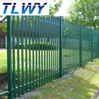 China China Anping TLWY 30 Years Factory  Galvanised Steel Palisade Spiked Security Fencing for sale